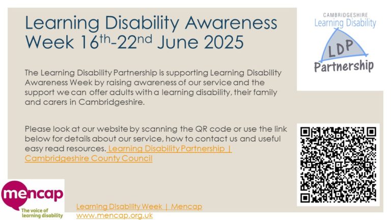 Learning Disability Awareness Week